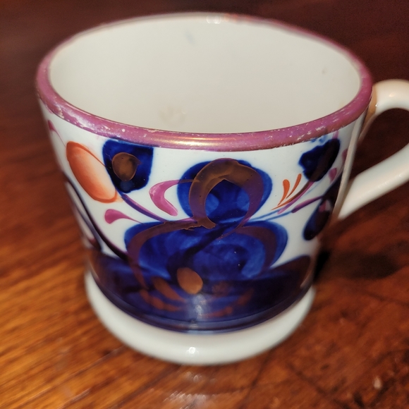 Vintage | Accents | Antique Gaudy Welsh Miniature Cup | Poshmark